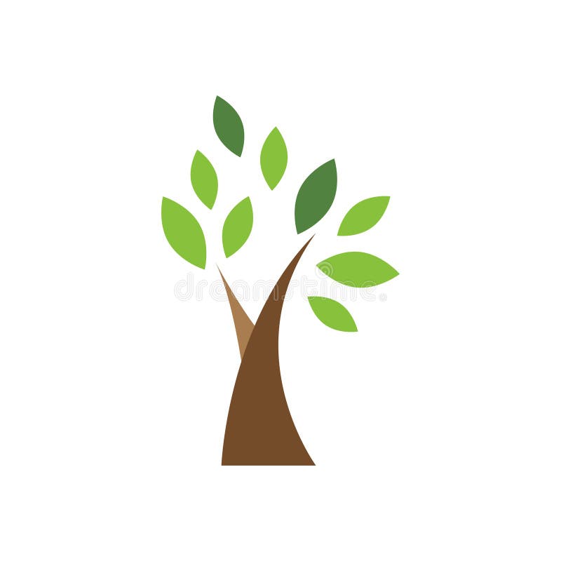 Tree Icon Design Template Vector Isolated Illustration Stock Vector ...