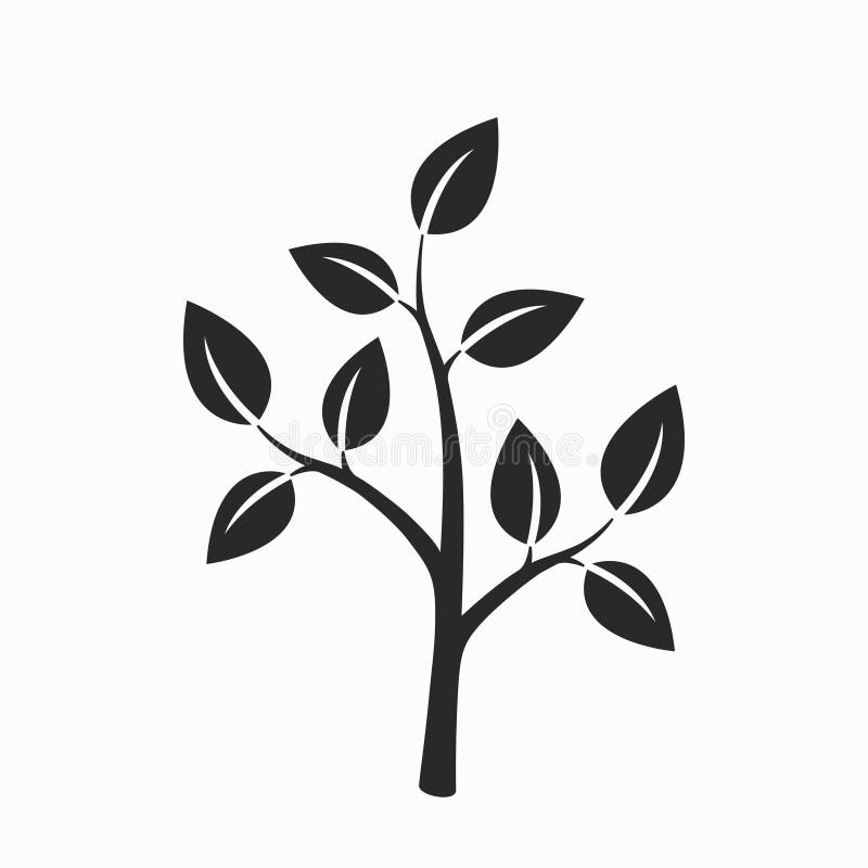 Tree Icon. Eco Friendly, Environment and Plant Symbol. Nature Design ...