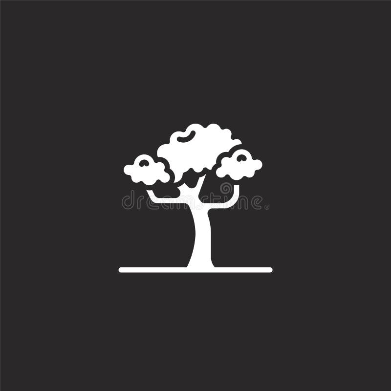 Tree Icon. Filled Tree Icon for Website Design and Mobile, App ...