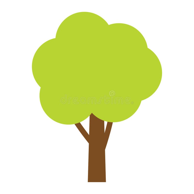 Tree Icon. Forest Vector Symbol Stock Vector - Illustration of pine ...