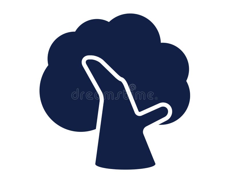 Tree Icon Glyph Cool Cute Icon Pack Stock Vector - Illustration of ...