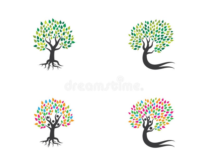 Helping tree stock vector. Illustration of solution, assistance - 41038813