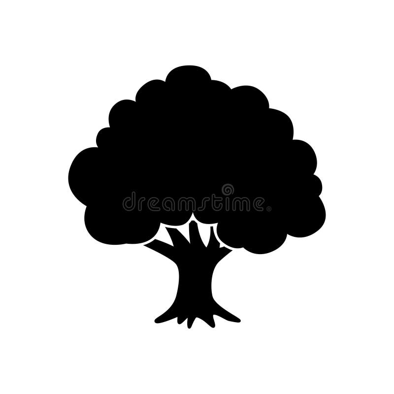 Tree Icon Vector Design Template Basic RGB Stock Vector - Illustration ...
