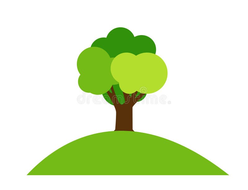 Tree Icon Vector Illustration Stock Vector - Illustration of modern ...
