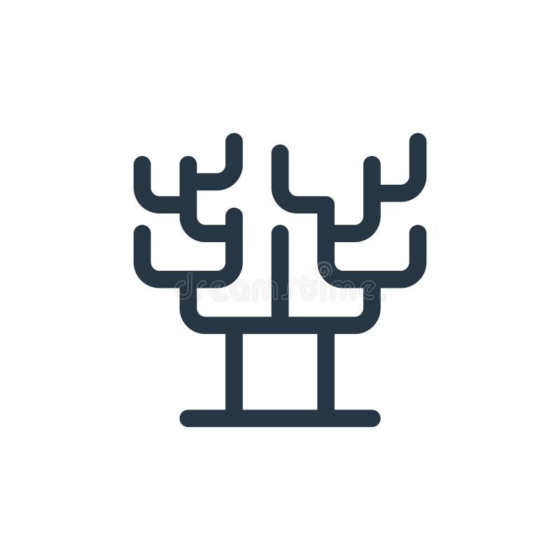 Tree Icon Vector from Trees Concept. Thin Line Illustration of Tree ...