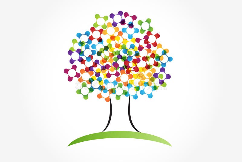 Tree Identity Card Logo Vector Stock Vector - Illustration of ...