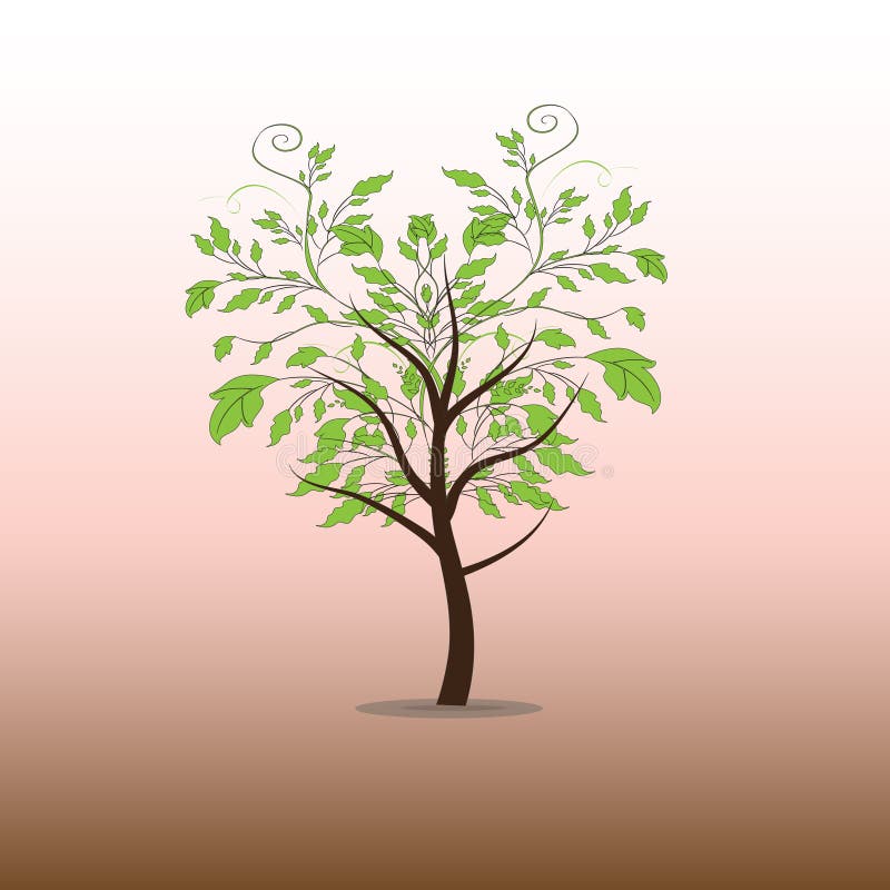 Tree illustration stock vector. Illustration of tree - 41738452