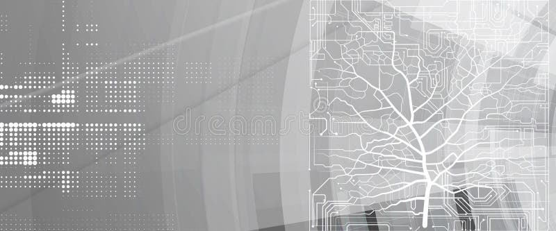 Tree of Innovation Merging Nature and Circuit Boards Stock Vector ...