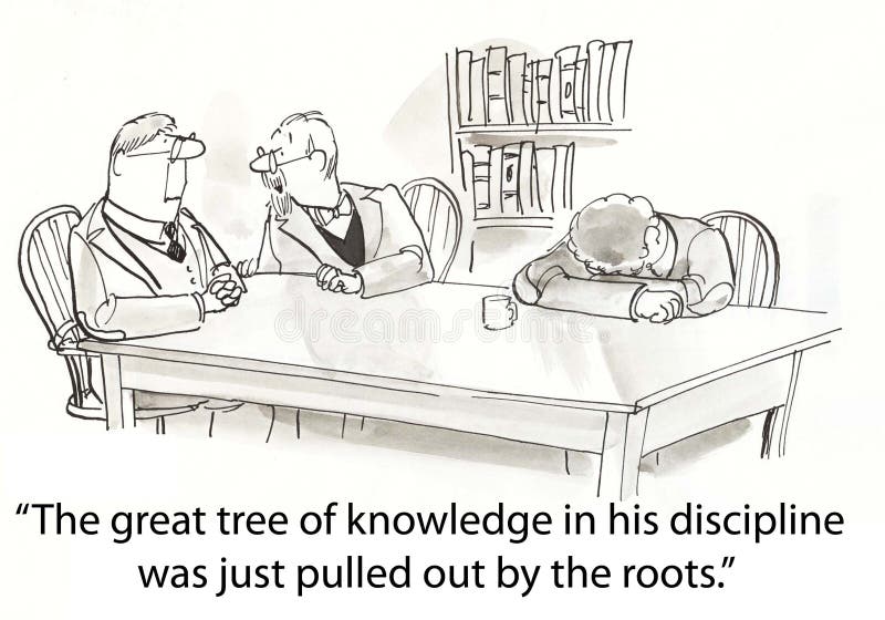 The tree of knowledge stock illustration. Illustration of field - 24077741