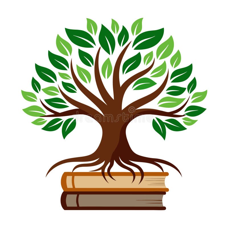 Tree of Knowledge on Books: Education, Learning, and Growth Concept ...