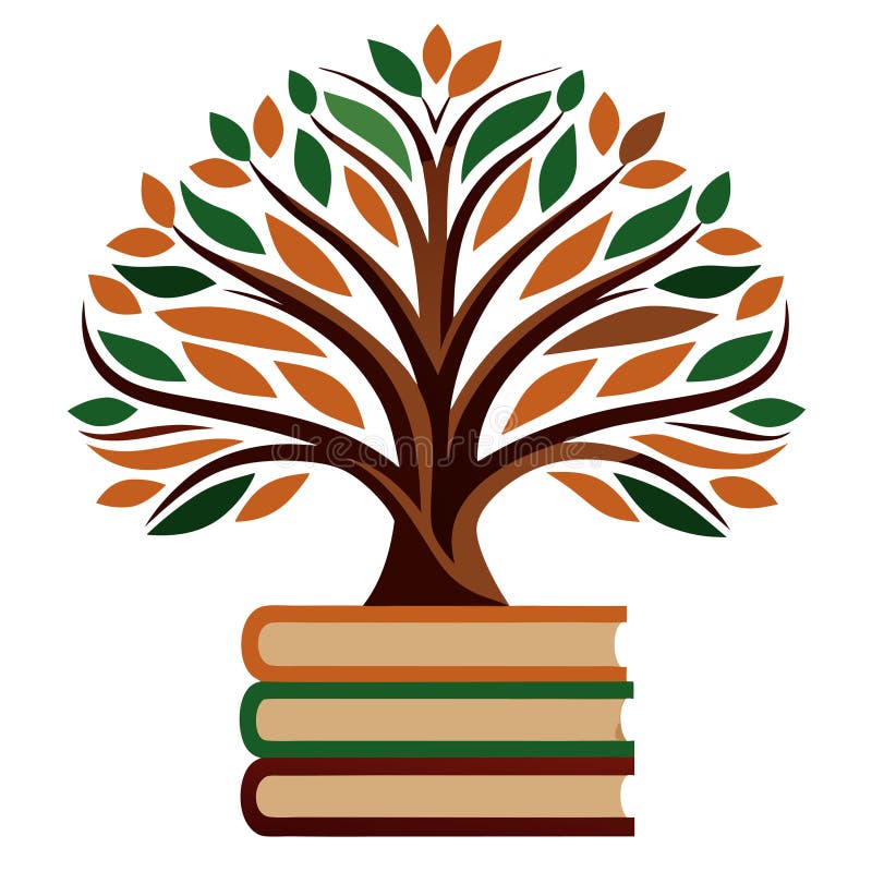 Tree of Knowledge on Books: Education, Learning, and Growth Concept ...