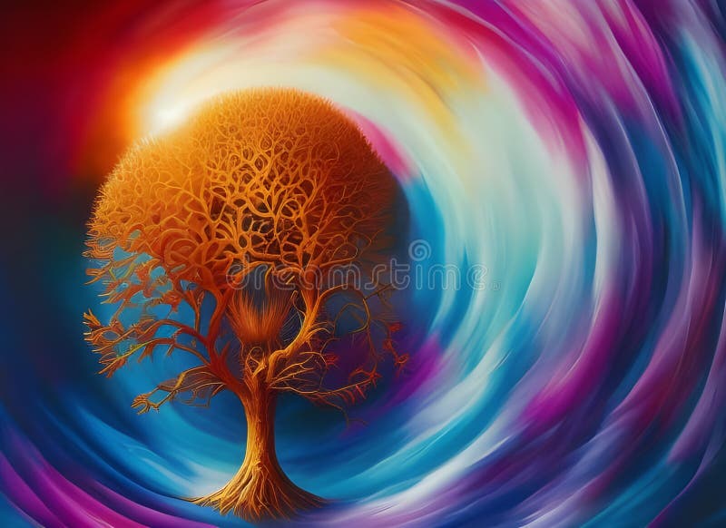 Tree of knowledge stock illustration. Illustration of wisdom - 268983162