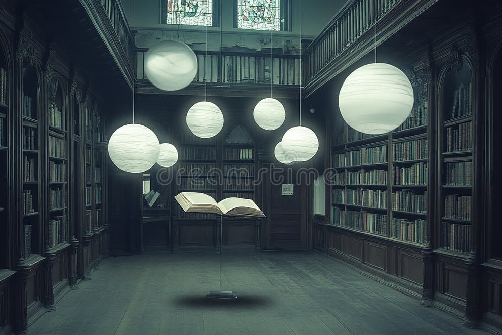 A Tree of Knowledge with Glowing Book Shaped Leaves Stock Illustration ...