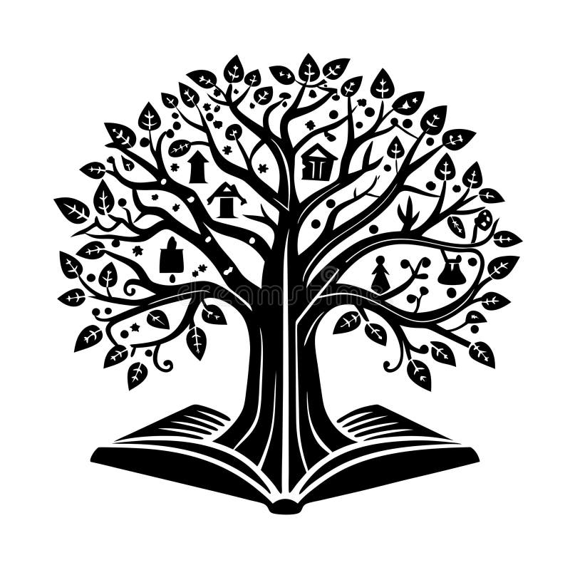 Tree of Knowledge: Illustrated Book with Branches, Leaves, and Story ...