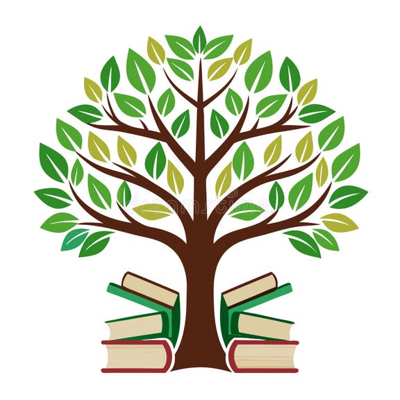 Tree of Knowledge Vector Illustration Symbolizing Learning, Education ...