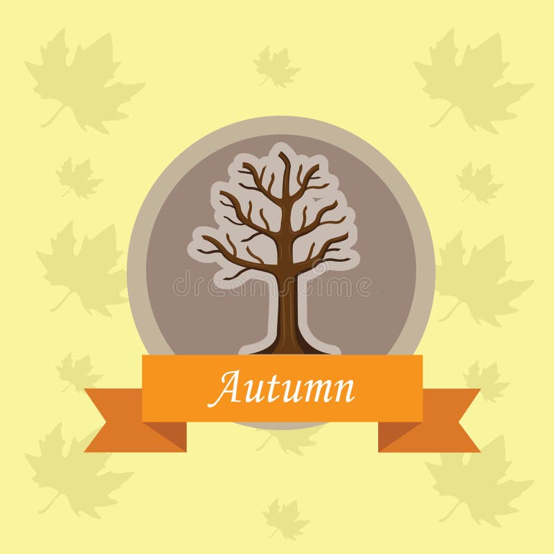 Tree Label. Vector Illustration Decorative Design Stock Vector ...