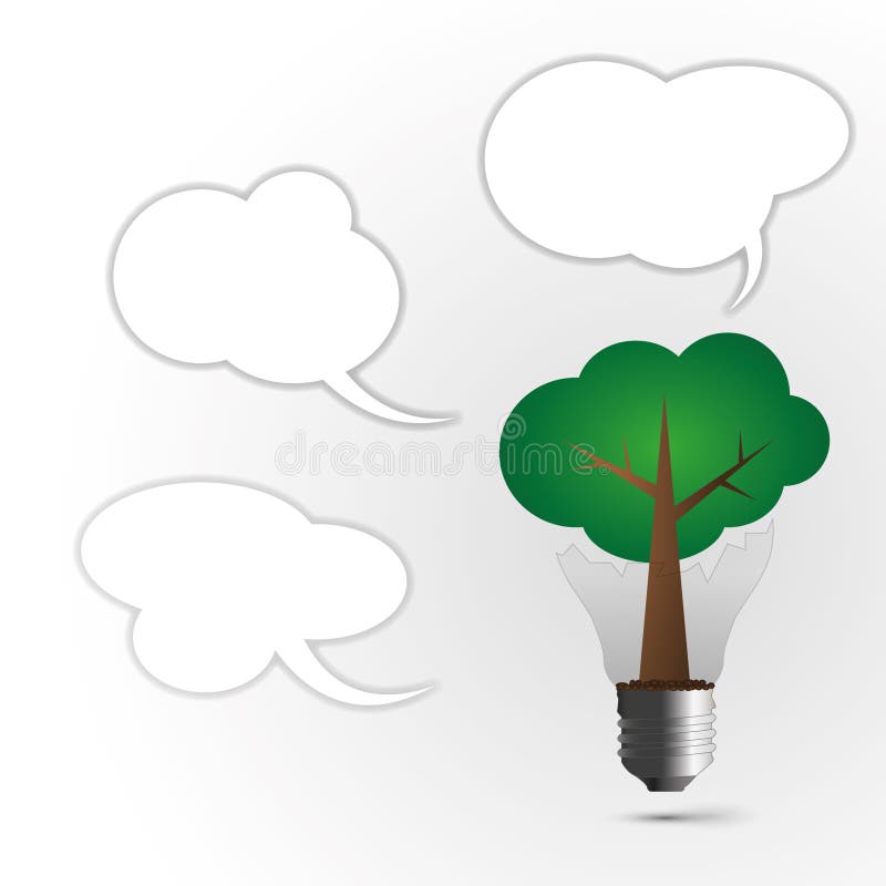 Tree lamp stock vector. Illustration of environmental - 22609627