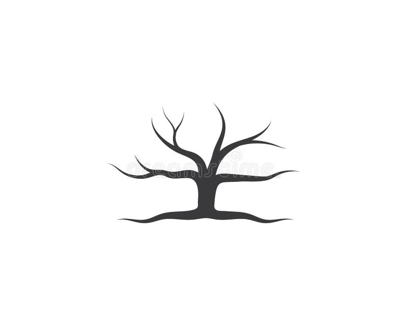 Tree without Leaf Icon Logo Template Vector Stock Vector - Illustration ...