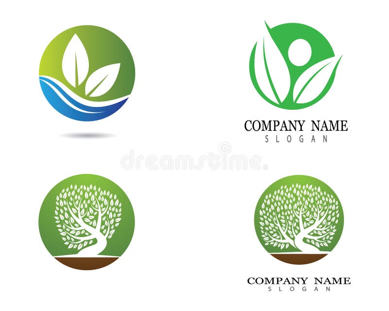 Tree Leaf Symbol Vector Icon Stock Vector - Illustration of concept ...