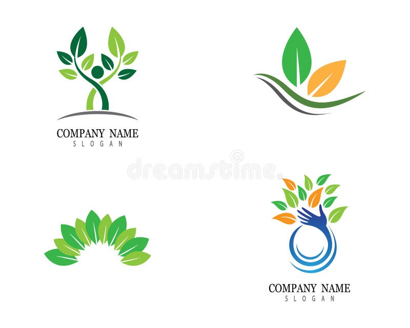 Tree Leaf Symbol Vector Icon Stock Vector - Illustration of environment ...