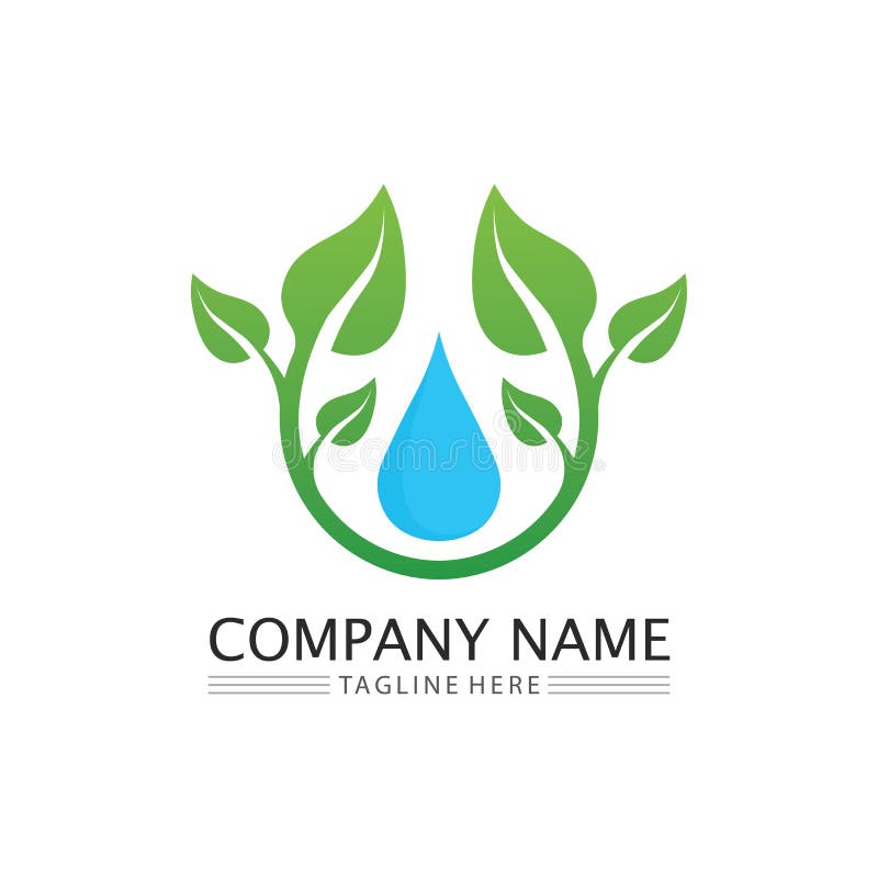 Tree Leaf Vector and Green Logo Design Friendly Concept Stock ...