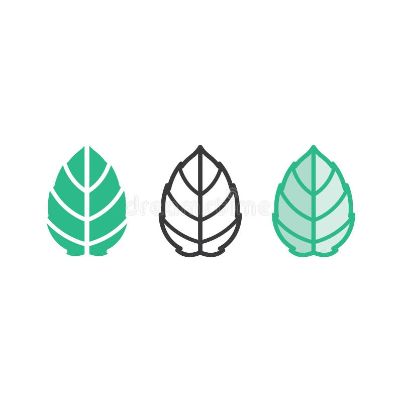 Tree Leaf Vector and Green Logo Design Friendly Concept Stock ...