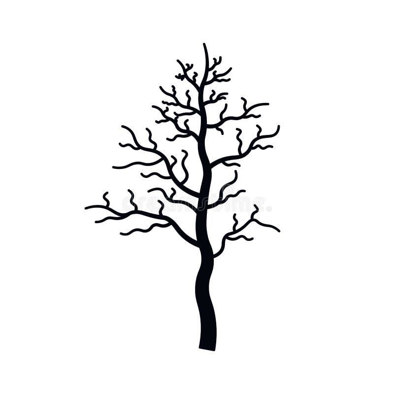 Curvy Tree Black Stock Illustrations – 276 Curvy Tree Black Stock ...