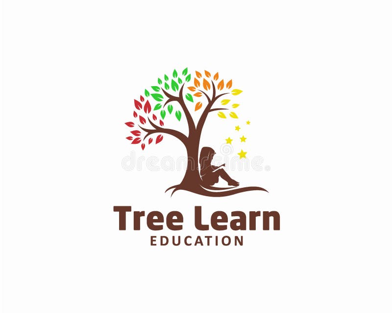 Tree Learn or Education Logo Design Concept Stock Vector - Illustration ... Tree Learn or Education Logo Design Concept Stock Vector - Illustration ...