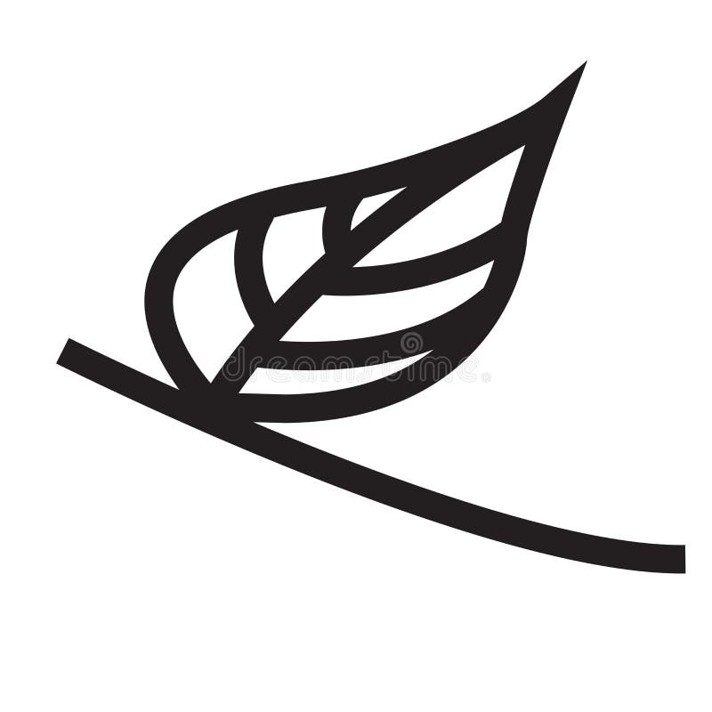 Tree Leave Icon Vector Sign and Symbol Isolated on White Background ...