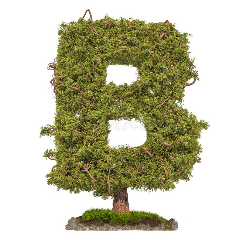 Tree Letter B Stock Illustrations – 691 Tree Letter B Stock ...