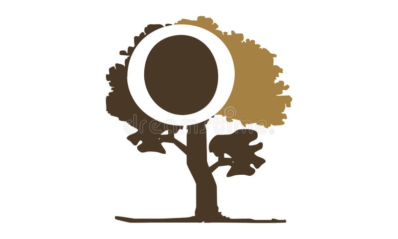 Tree Letter O stock vector. Illustration of leaf, growth - 104514070