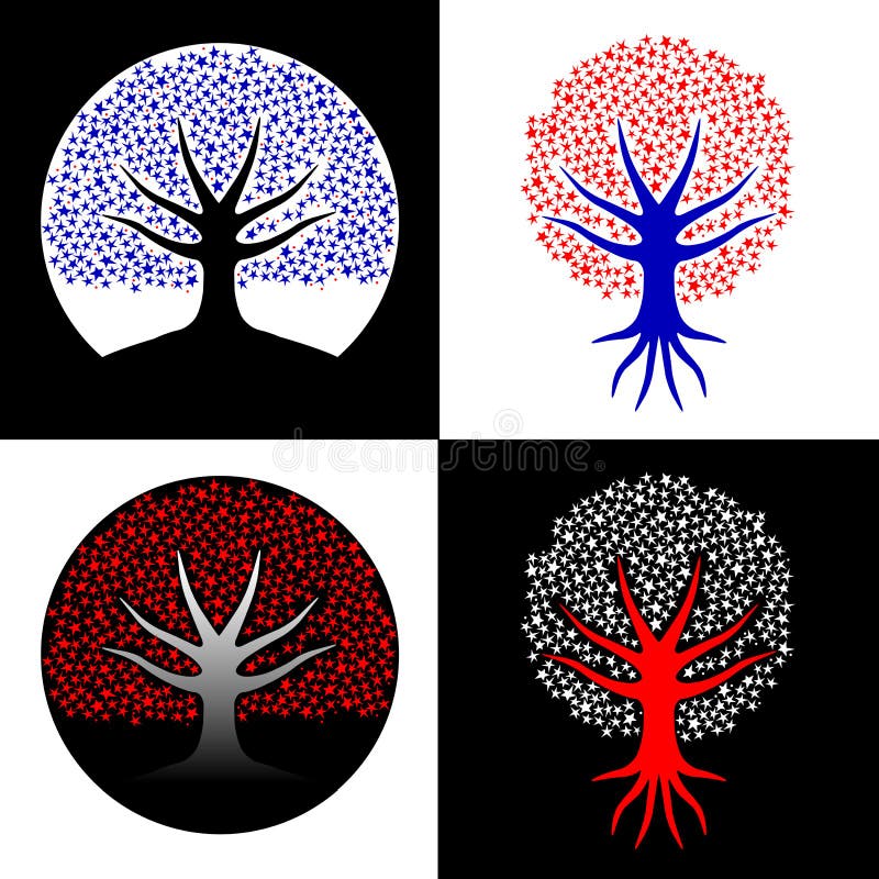 Tree of liberty stock vector. Illustration of liberty - 13720681