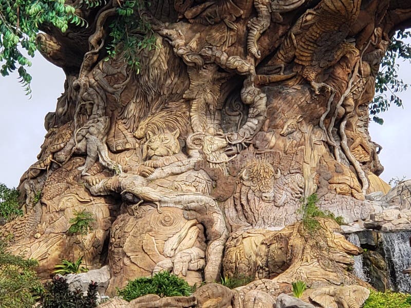 Tree of Life stock image. Image of life, wood, sculpture - 175131539