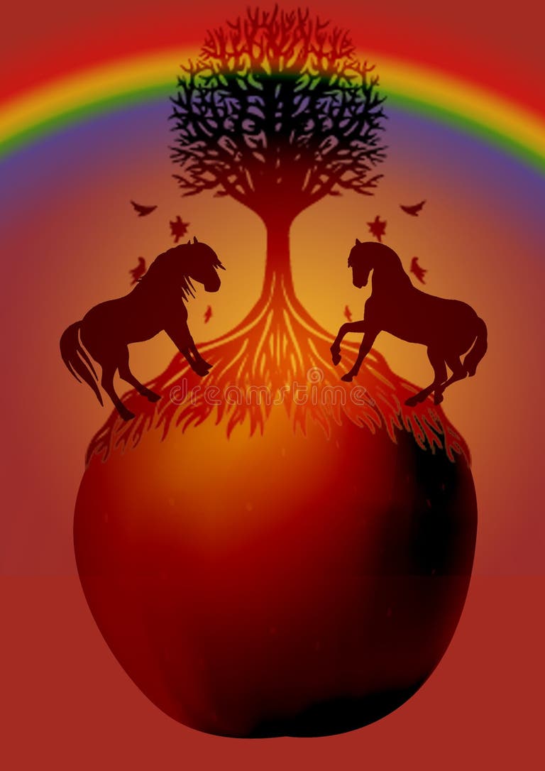 Illustration Tree Life Rainbow Stock Illustrations – 1,498 Illustration ...