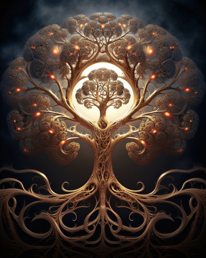 Tree of Life Concept stock illustration. Illustration of concept ...