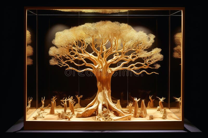 The Tree of Life Created with Generative AI Technology Stock ...