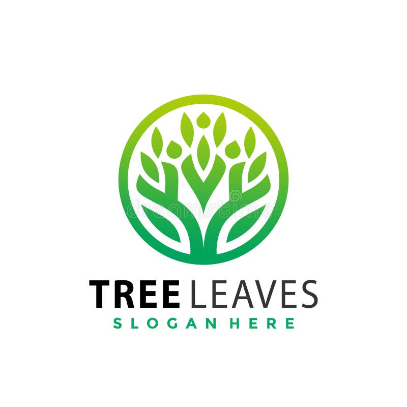 Tree of Life Emblem Logo Design Vector Illustration Stock Vector ...