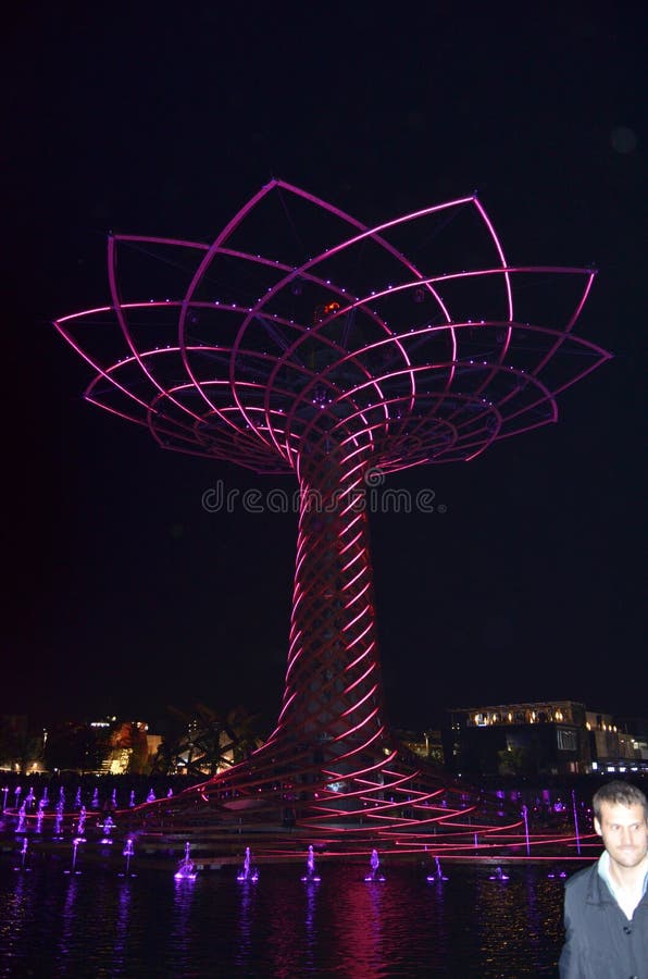 The Tree of Life at Expo in Milan Editorial Photo - Image of della ...