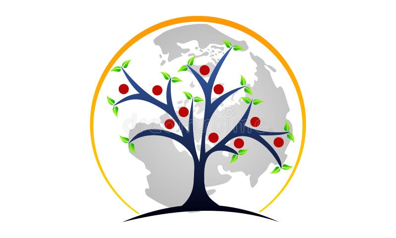 Tree of Life Healing Center Stock Vector - Illustration of figure ...