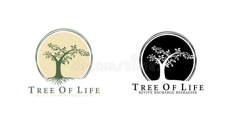 Tree of Life Logo Design Illustration Vector Stock Vector ...