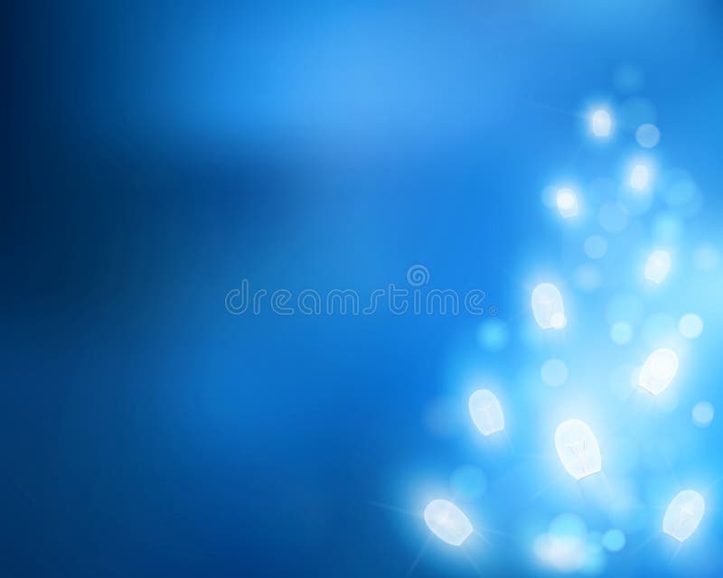 Tree from light stock vector. Illustration of decoration - 34813032