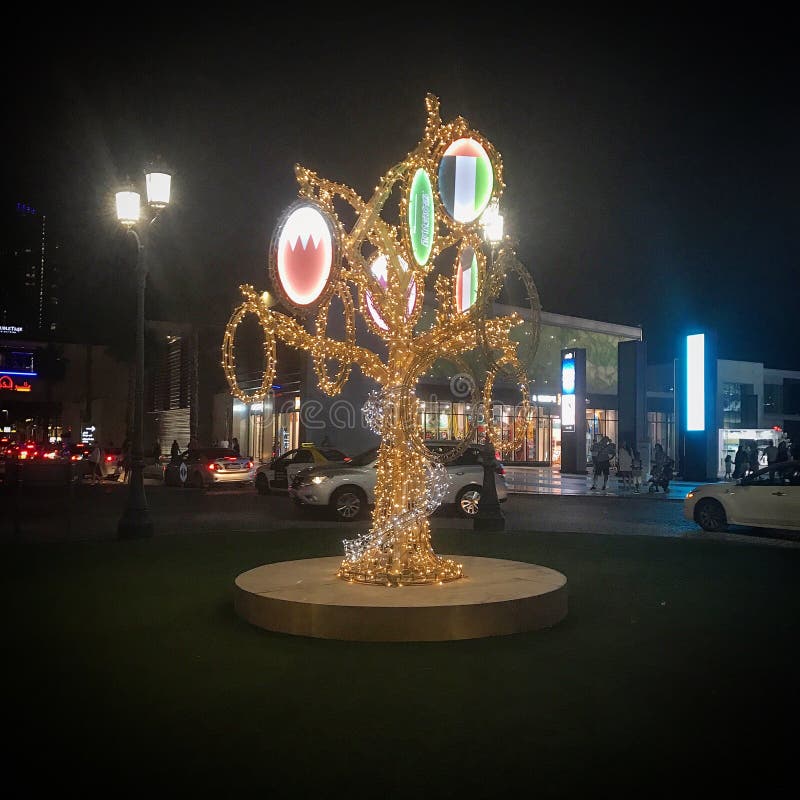 Tree lights stock image. Image of tourism, beach, tree - 93791819