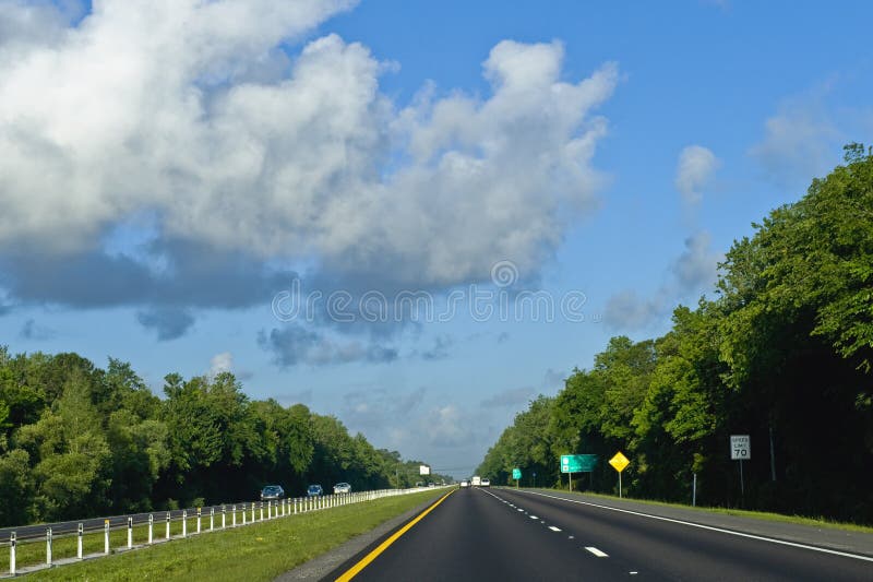 Tree Lined Country Road stock photo. Image of tree, road - 33357656