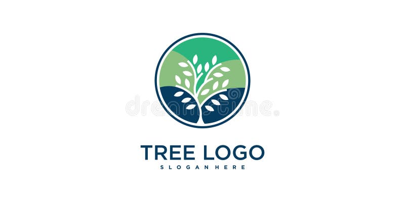 Tree Logo with Creative Unique Concept Premium Vector Part 2 Stock ...