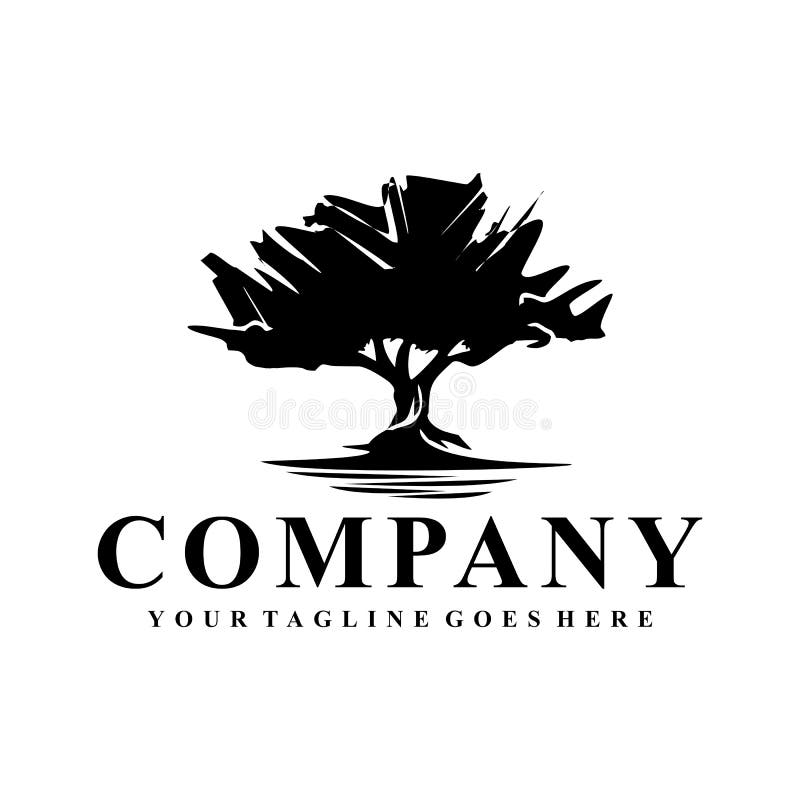 Tree Logo Design Inspiration Idea Stock Vector - Illustration of ...