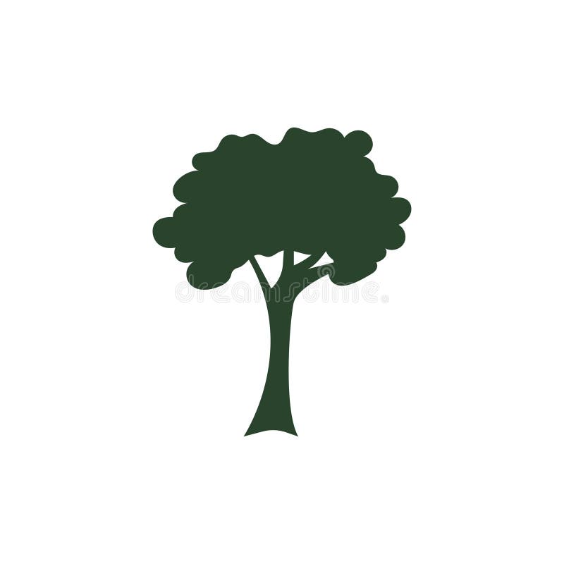 Tree logo icon vector stock vector. Illustration of mature - 346343209