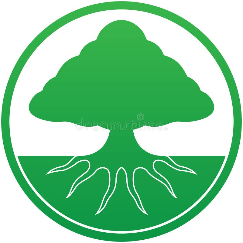 Tree logo stock vector. Illustration of solid, environment - 36622745