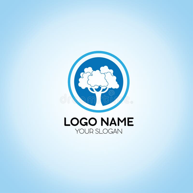 Tree Logo Template stock illustration. Illustration of colorful - 134762999