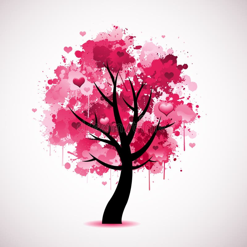 Tree of love stock illustration. Illustration of love - 22334853