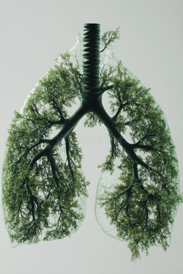 Tree Lungs Shape stock image. Image of system, medical - 378090765